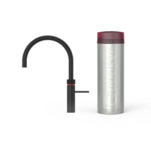 Quooker PRO3 Fusion-Round Zwart - Kokendwaterkranen.com