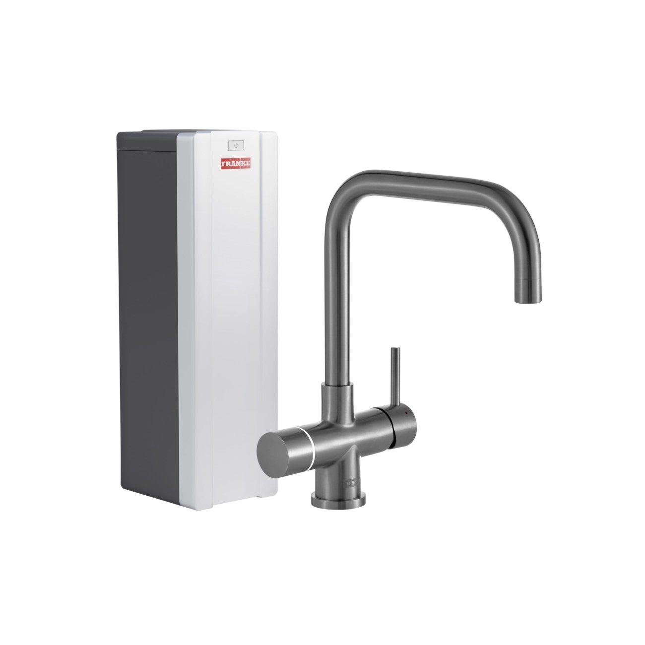 Franke Perfect 4 Mondial Anthracite Combi S Kokendwaterkranen